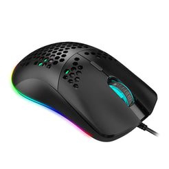 HXSJ J900 RGB Wired Gaming Mouse with Ergonomic Design and Adjustable ...